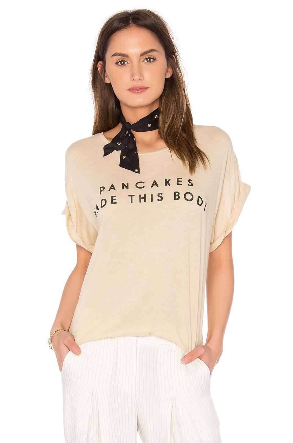 Wildfox Couture Grand Slam Tee in Sandcastle | REVOLVE