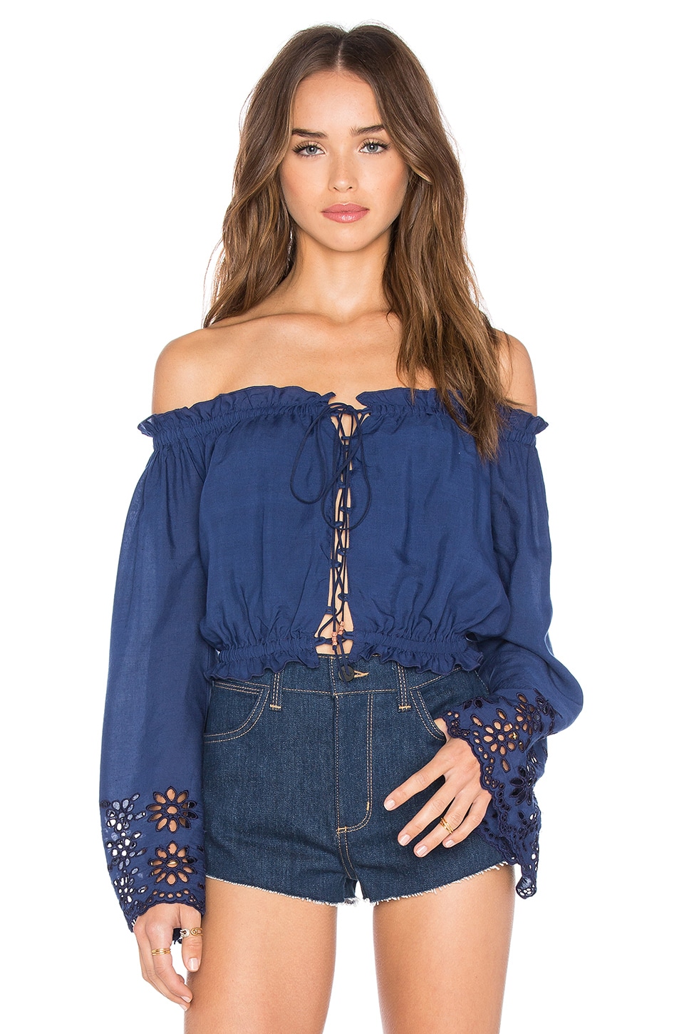 Winston White Capri Top in Ocean | REVOLVE