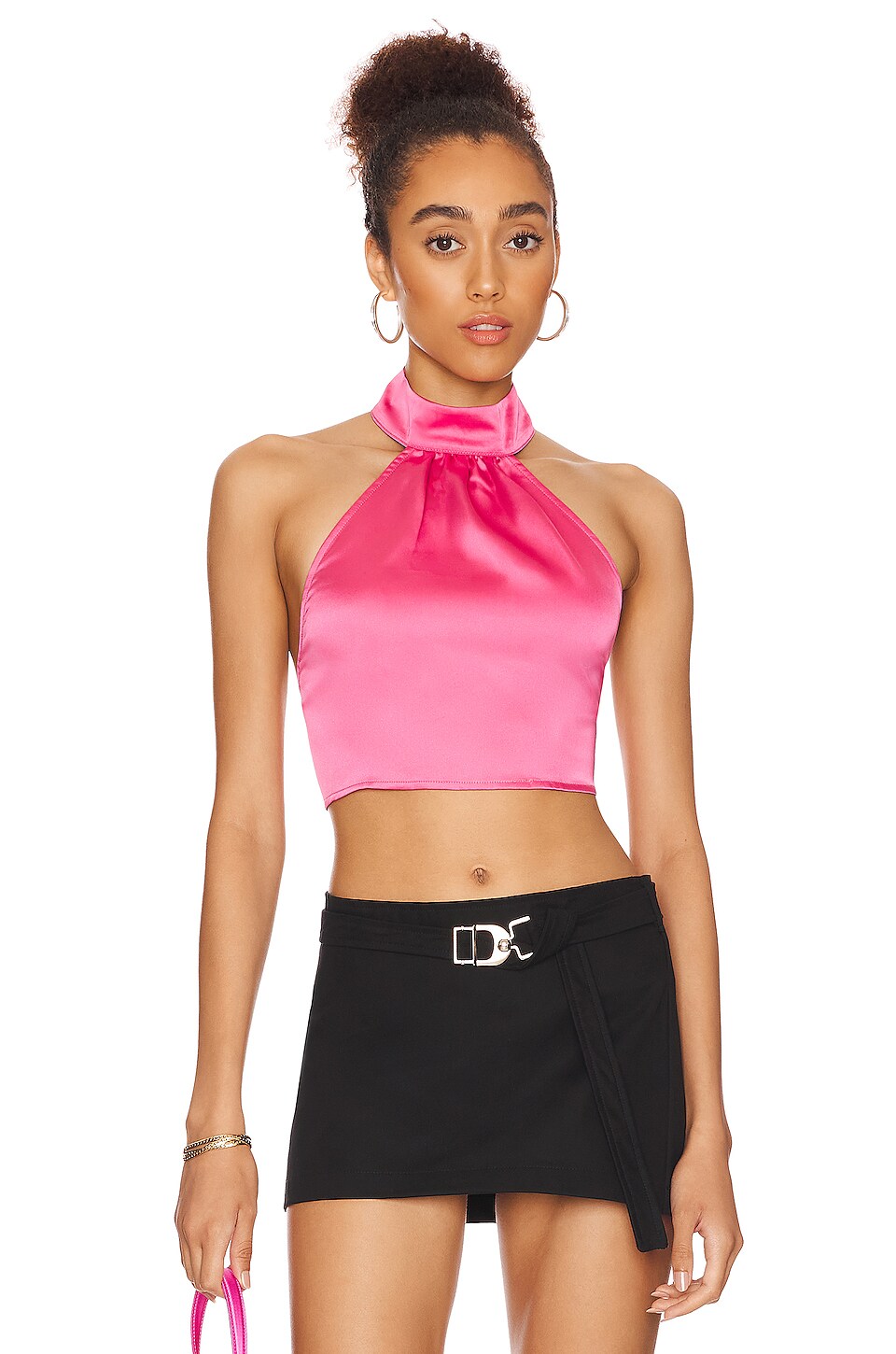 WeWoreWhat Halter Top in Hot Pink | REVOLVE