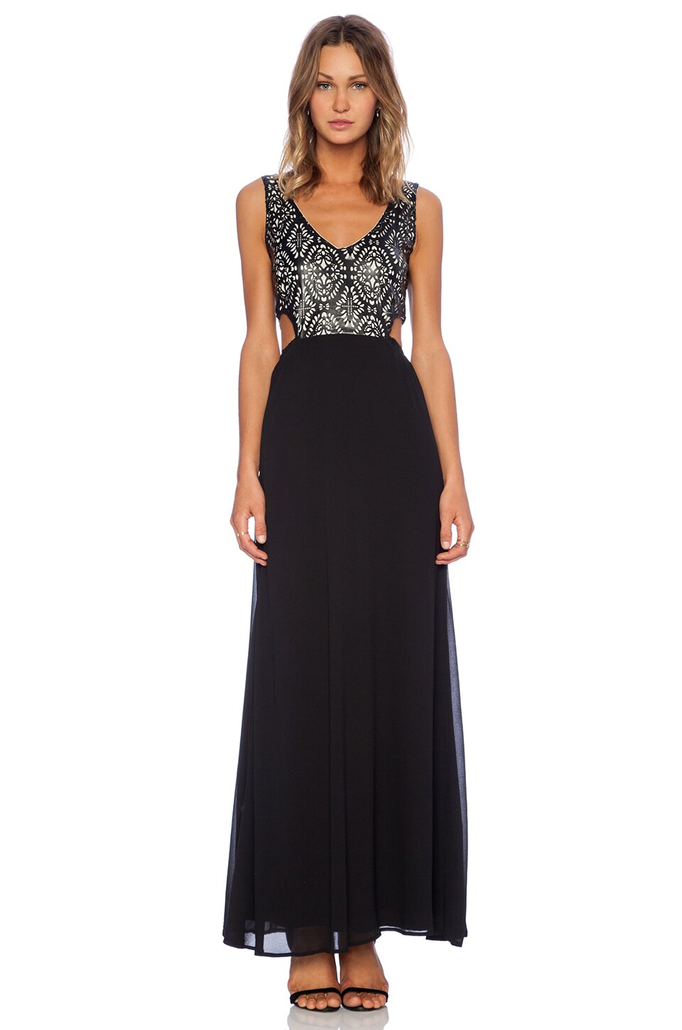 WYLDR Ritzy Maxi Dress in Black | REVOLVE