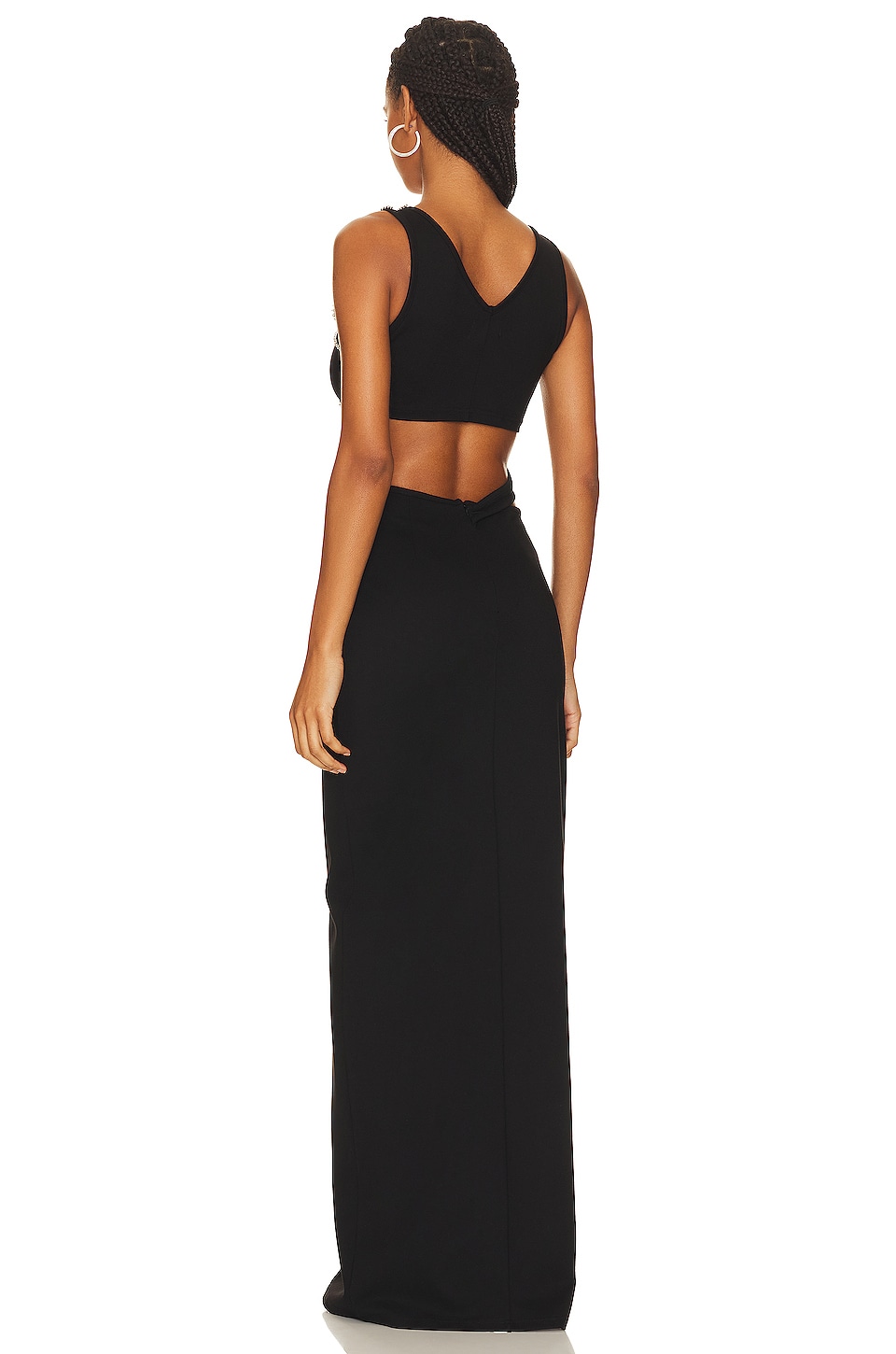 YAURA Zuwa Embellished Gown in Black | REVOLVE