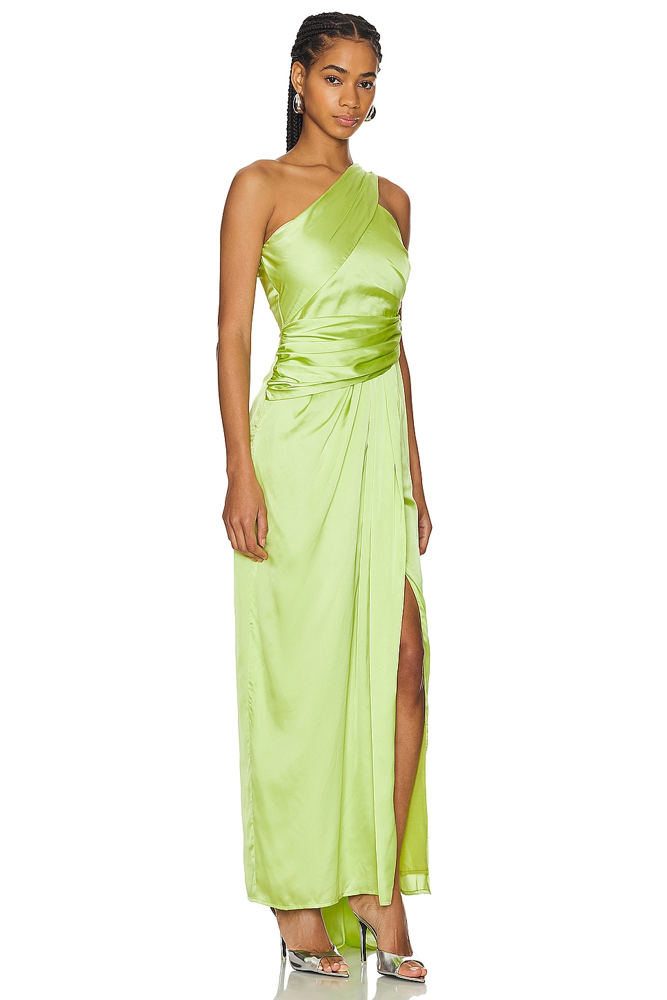 YAURA Eden Dress in Lime | REVOLVE