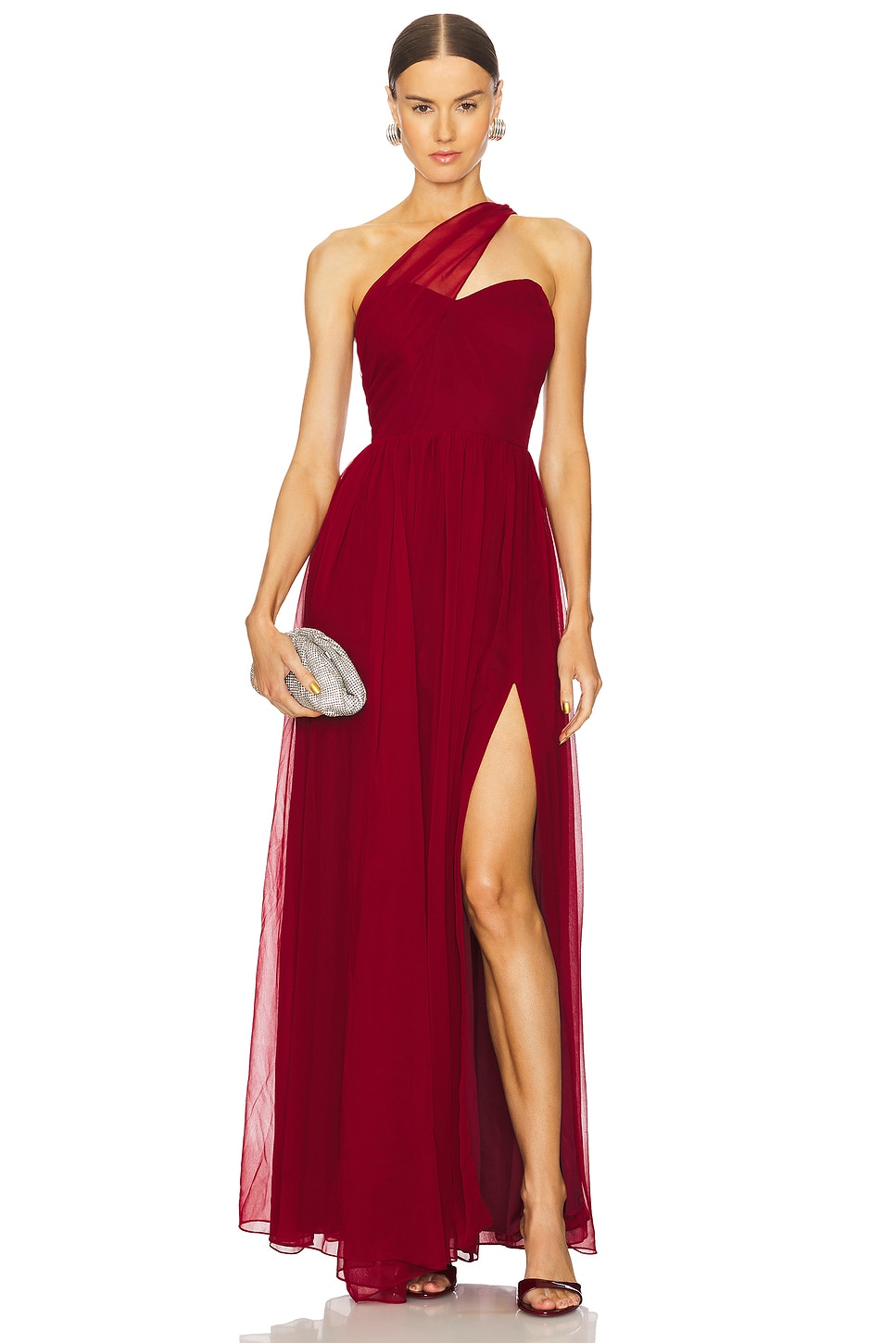 YAURA Imade Dress in Wine | REVOLVE