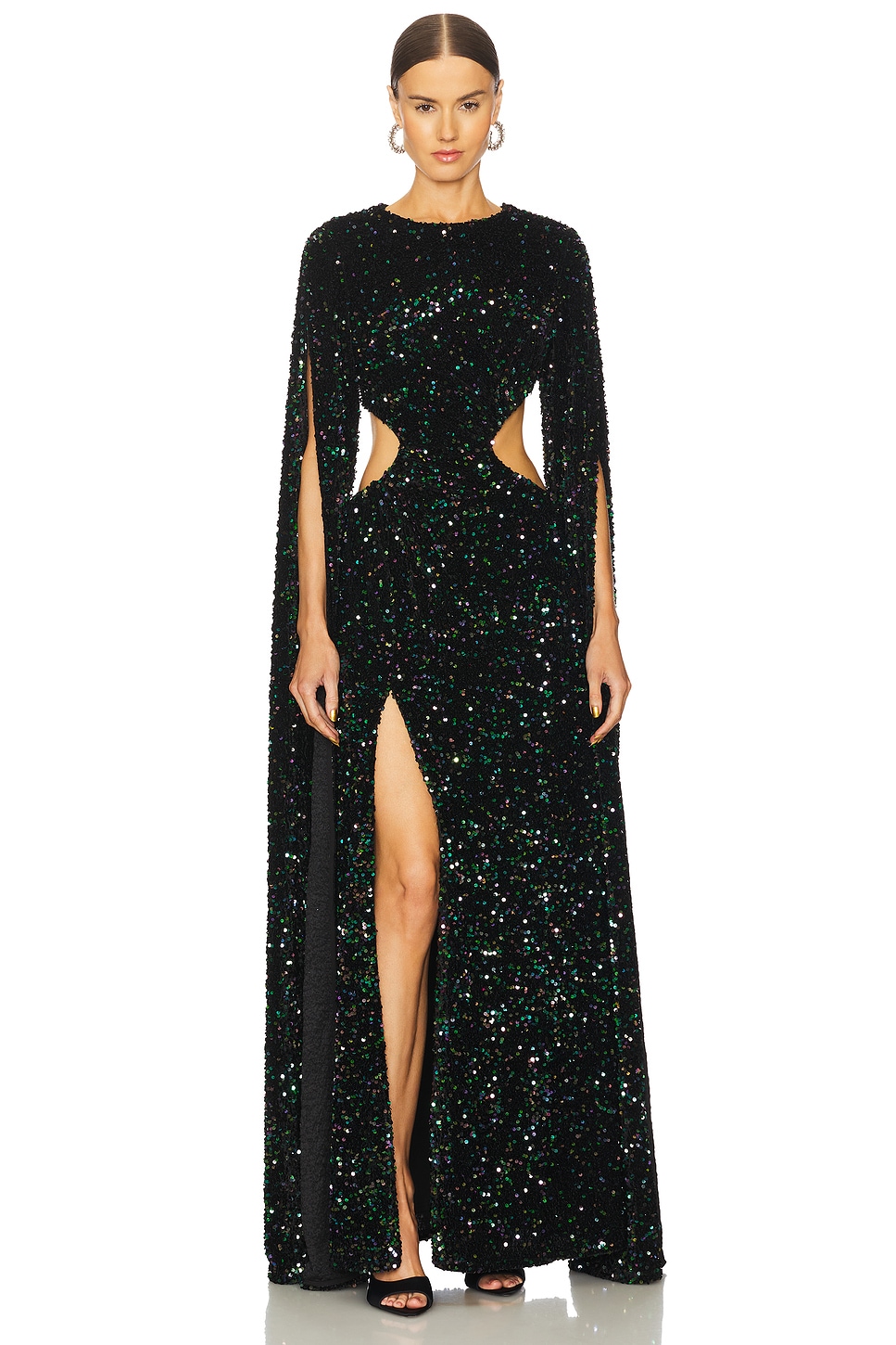 YAURA Nabilah Maxi Dress in Embellished | REVOLVE