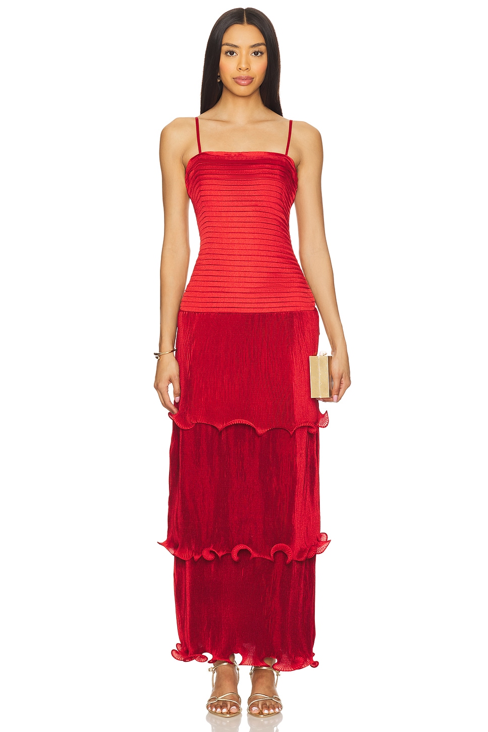 YAURA Bimi Dress in Red | REVOLVE