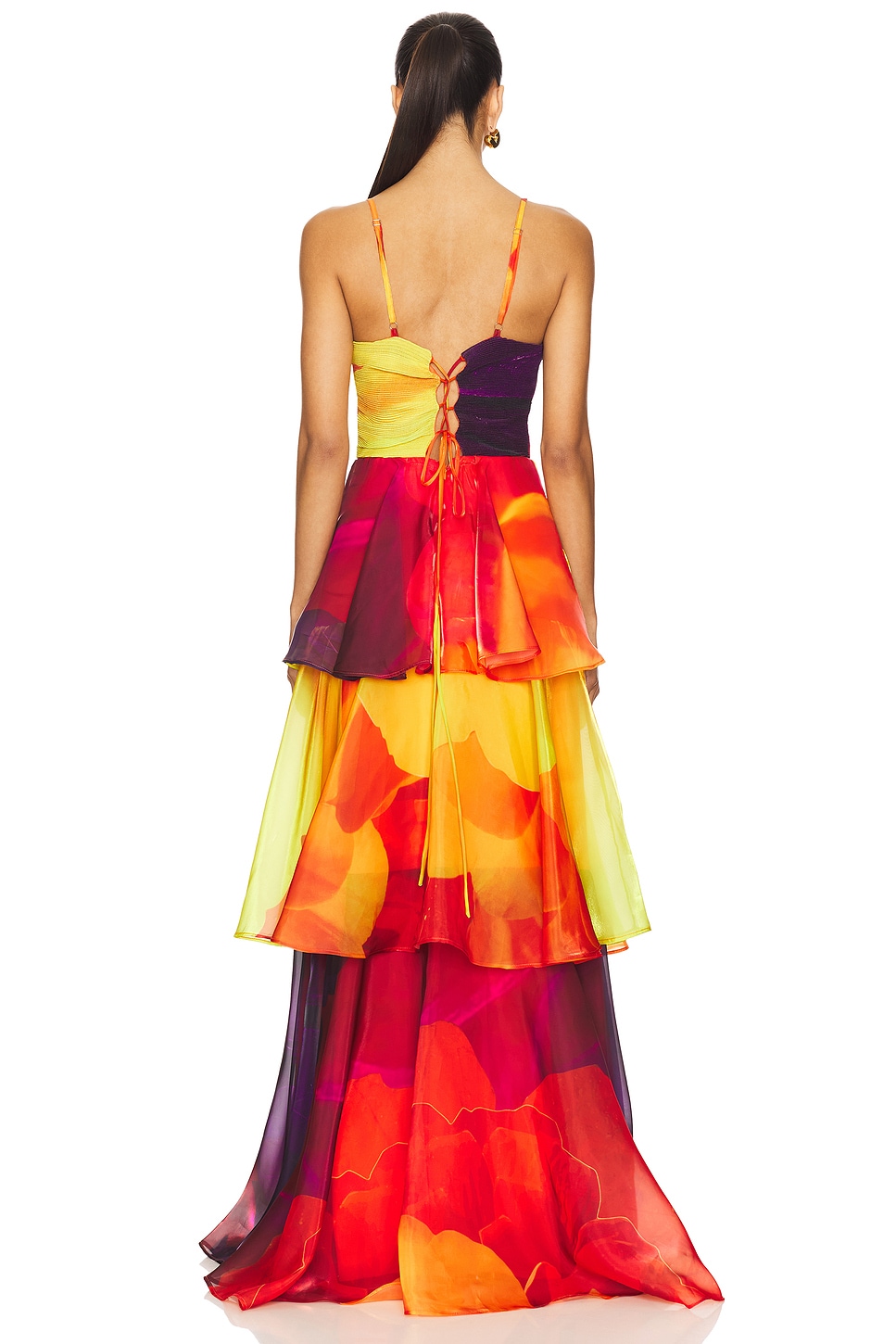 YAURA Keta Petal Print Dress in Petal Print | REVOLVE