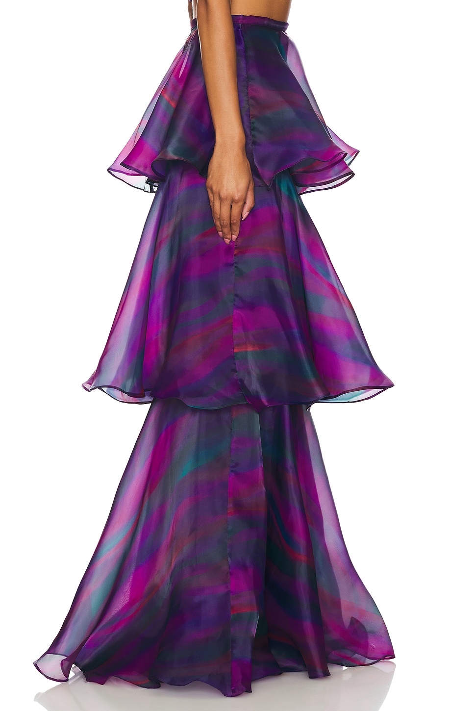 YAURA Faari Skirt in Aquarelle Purple | REVOLVE