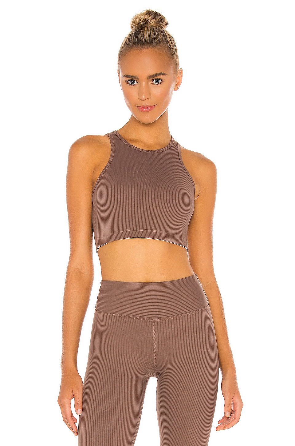 YEAR OF OURS Ribbed Claudia Bra in Coco | REVOLVE