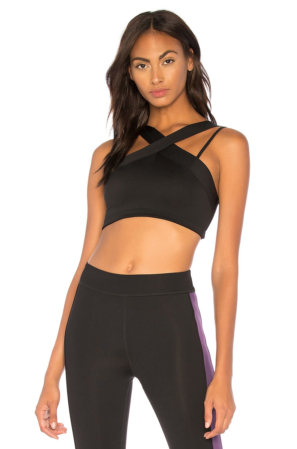 YEAR OF OURS Studio Halter Bra in Black | REVOLVE
