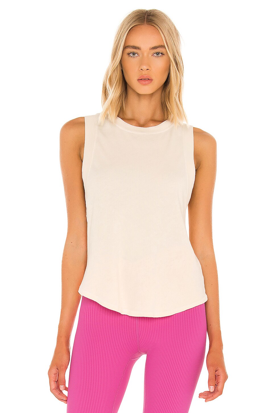 YEAR OF OURS Perfect Muscle Tank in Bone | REVOLVE