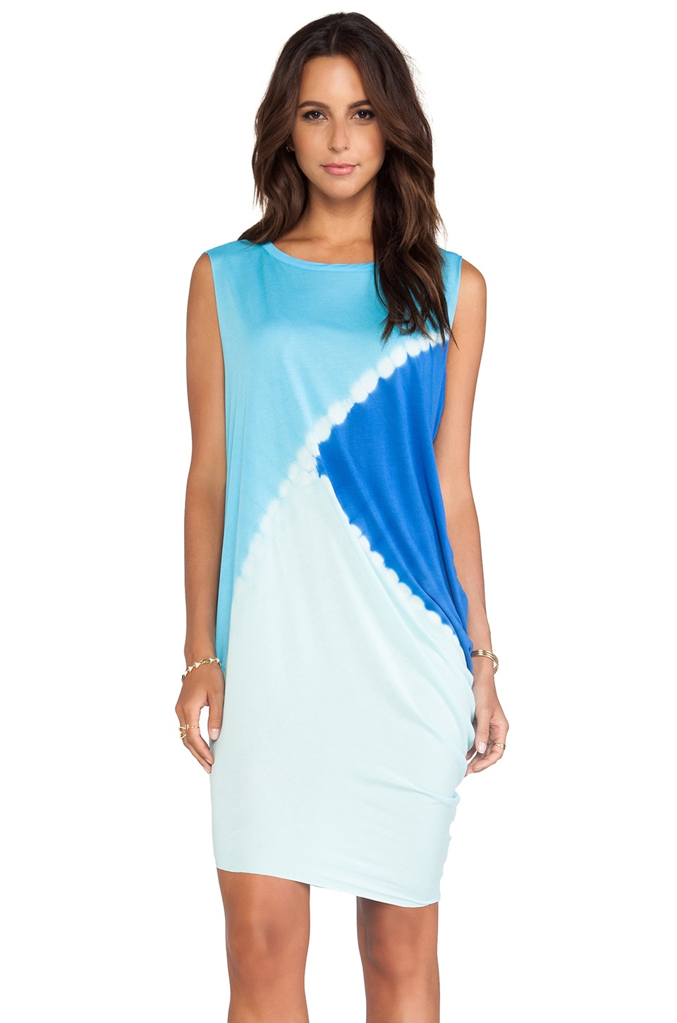 Young, Fabulous & Broke Jana Dress in Royal Tri Block | REVOLVE