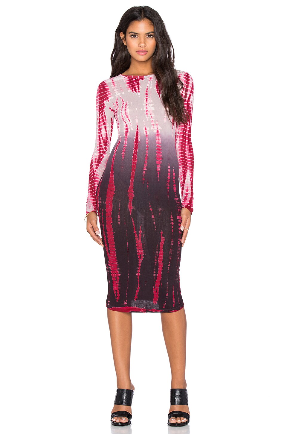 Young, Fabulous & Broke Myra Dress in Cranberry Rain Ombre | REVOLVE