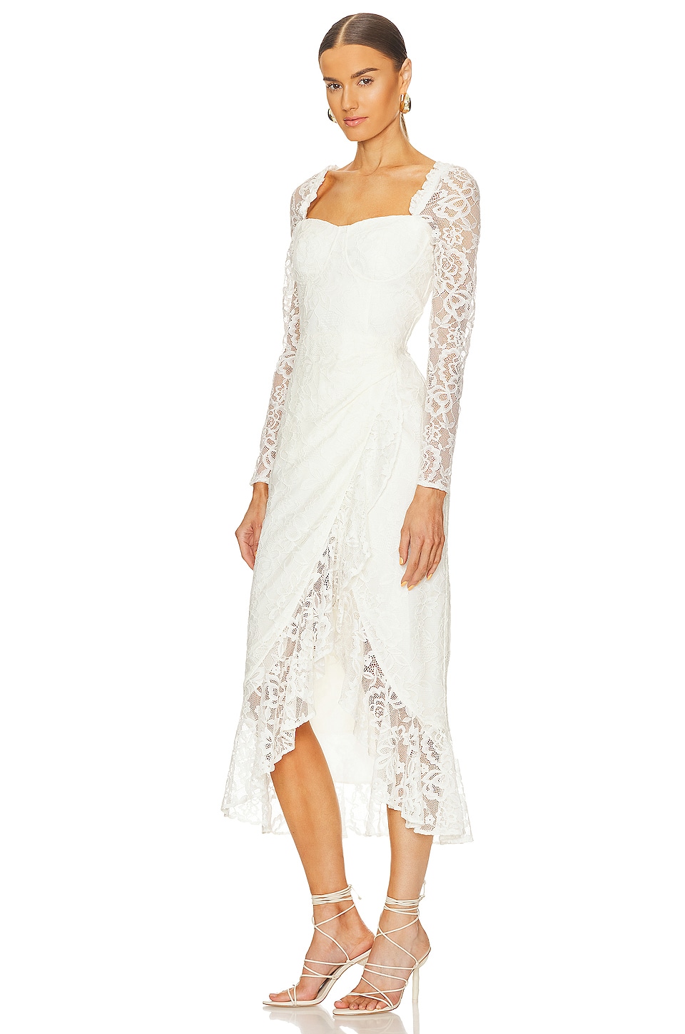 Yumi Kim Ariel Midi Dress in Hollywood Lace | REVOLVE