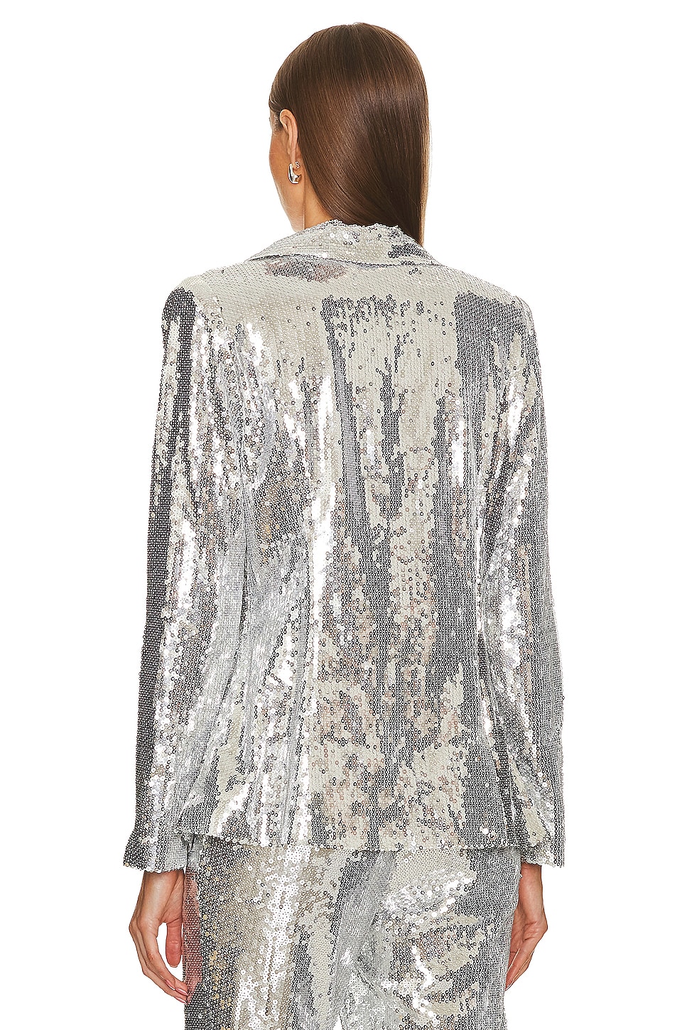 Yumi Kim Nancy Jacket in Silver Sequin | REVOLVE