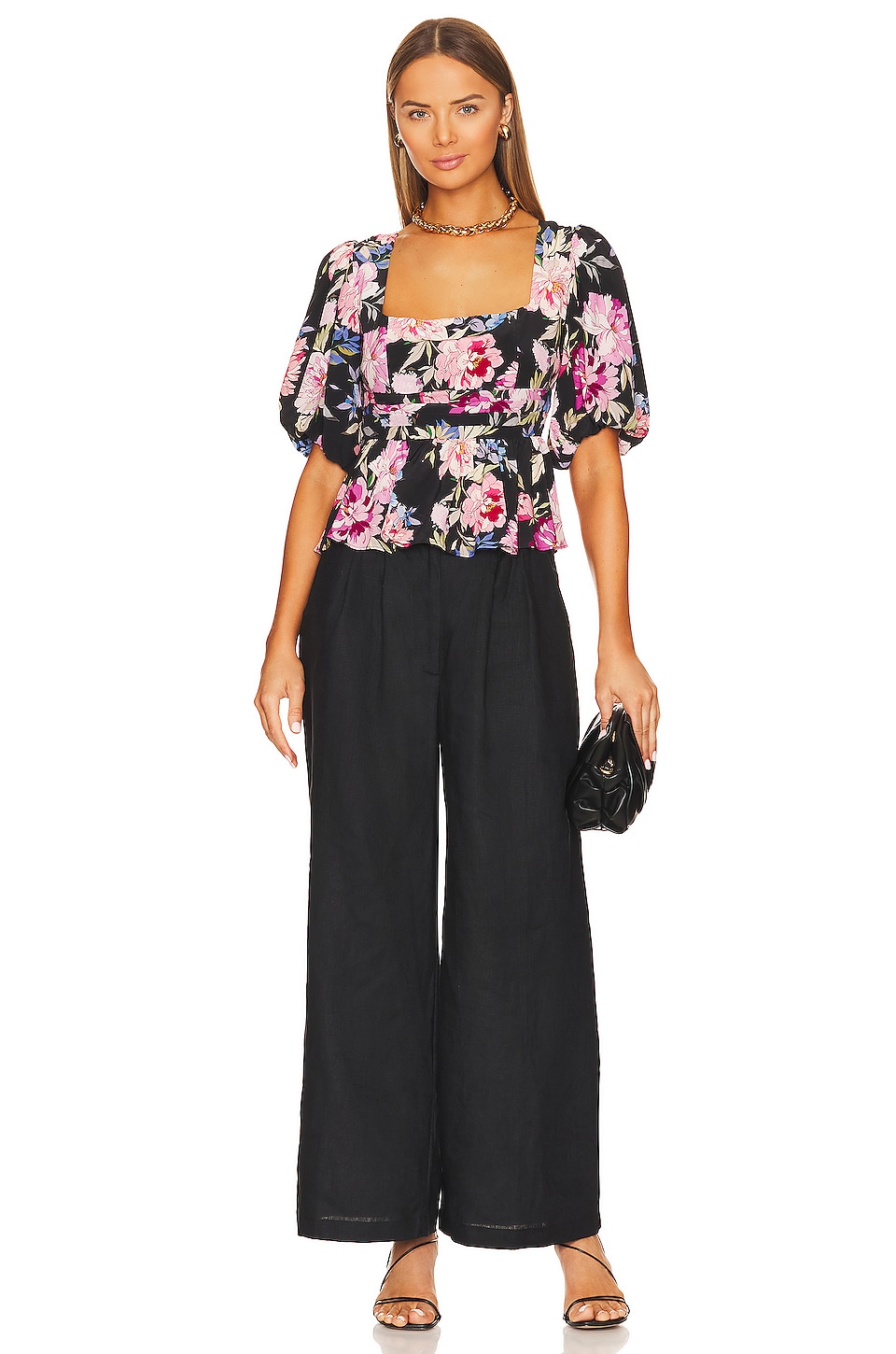 Yumi Kim Bridget Blouse in Celestica Black | REVOLVE