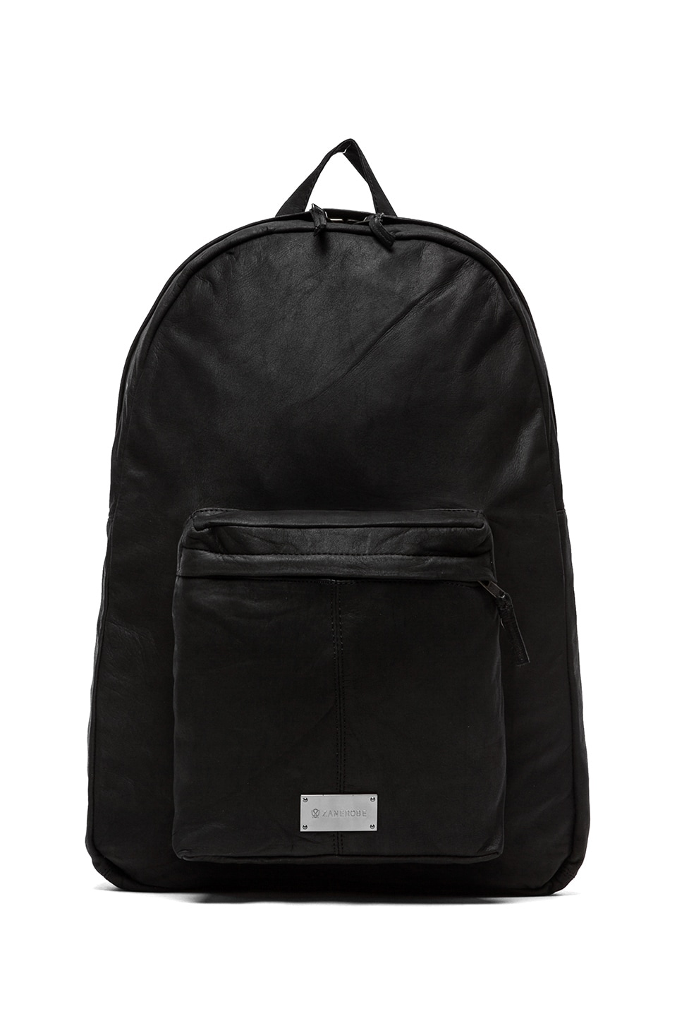 Zanerobe Crosstown Leather Backpack in Black | REVOLVE