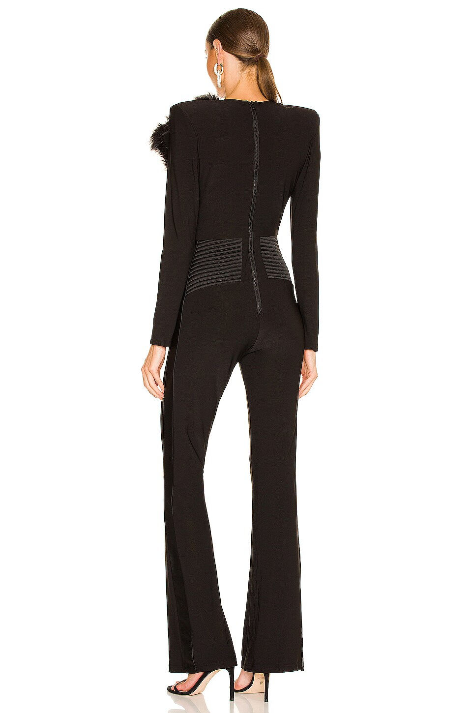 Zhivago Twiggy Faux Fur Jumpsuit in Black | REVOLVE