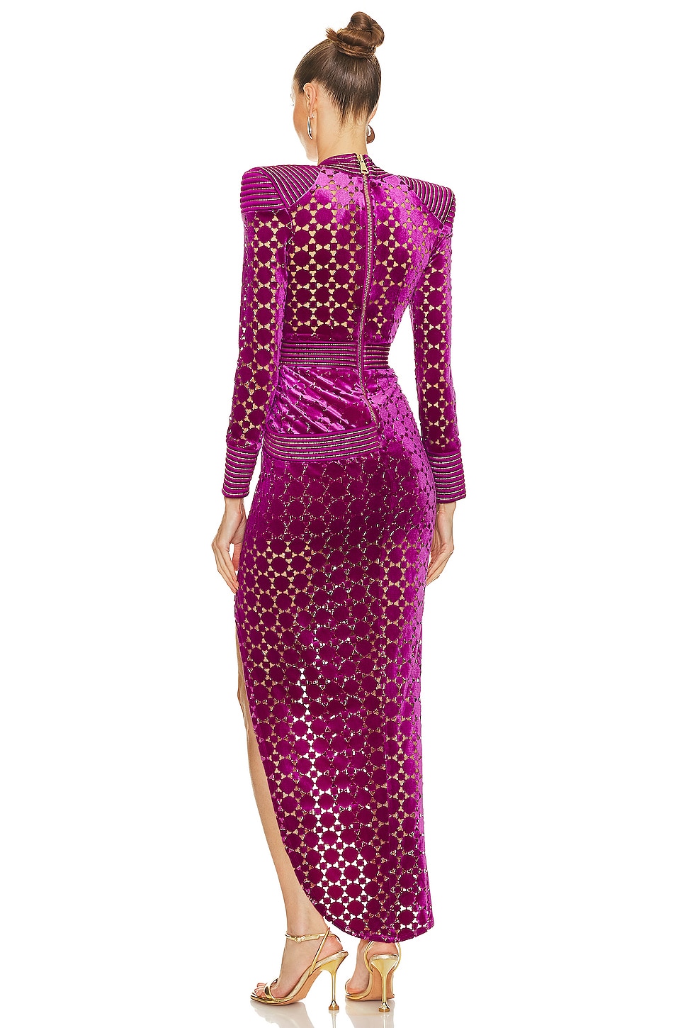 Zhivago Shadow Lounge Gown in Magenta | REVOLVE