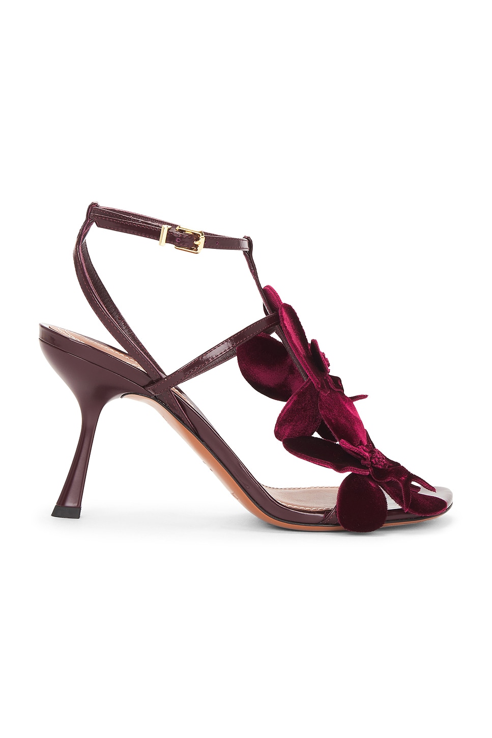 Zimmermann Orchid Sandal in Ruby | REVOLVE