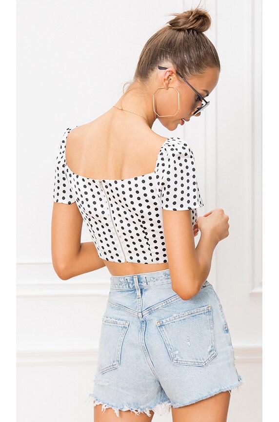 About Us Dawn Crop Top | superdown